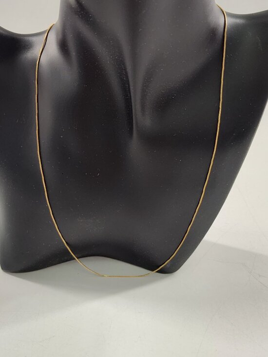 Jewelry | 14k Solid Yellow Gold Box Chain Necklace Pa63cmk | Poshmark